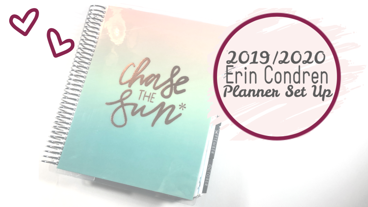 2019 2020 Erin Condren Setup